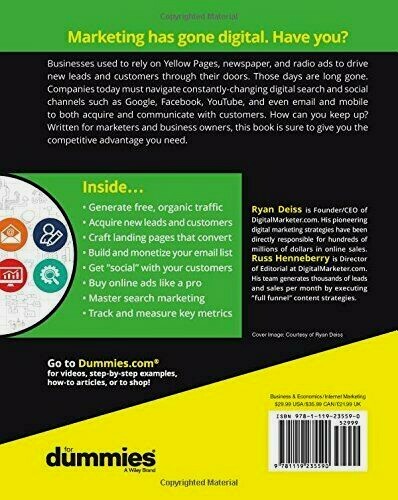 Digital Marketing For Dummies - By: Ryan Deiss and Russ Henneberry ...