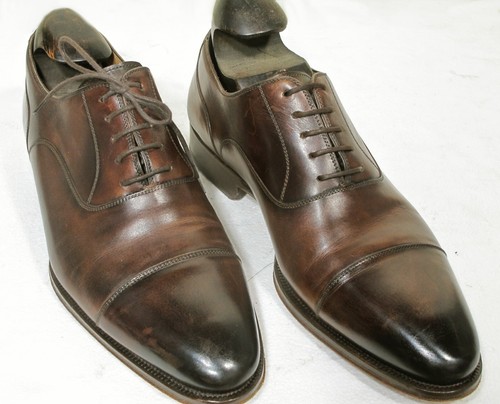 Magnanni Segovia Gradient Brown Cap Toe Oxford Dress Shoes Eu 45.5 US ...