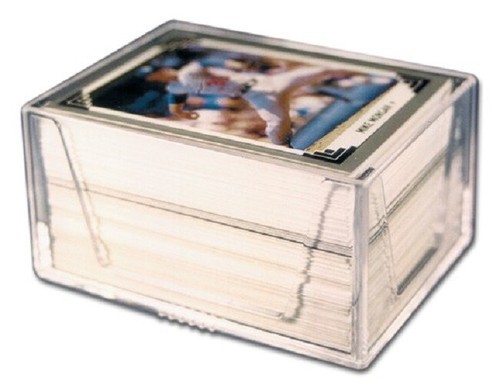 (1 Box) Pro-Mold 2 Piece Plastic Card Storage Box (100 Count Size ...