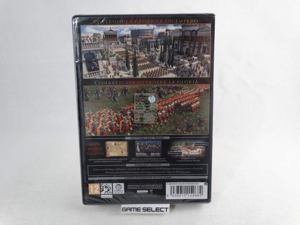 Imperivm Online Imperium PC Computer Dvd-Rom Fx Interactive New Sealed ...