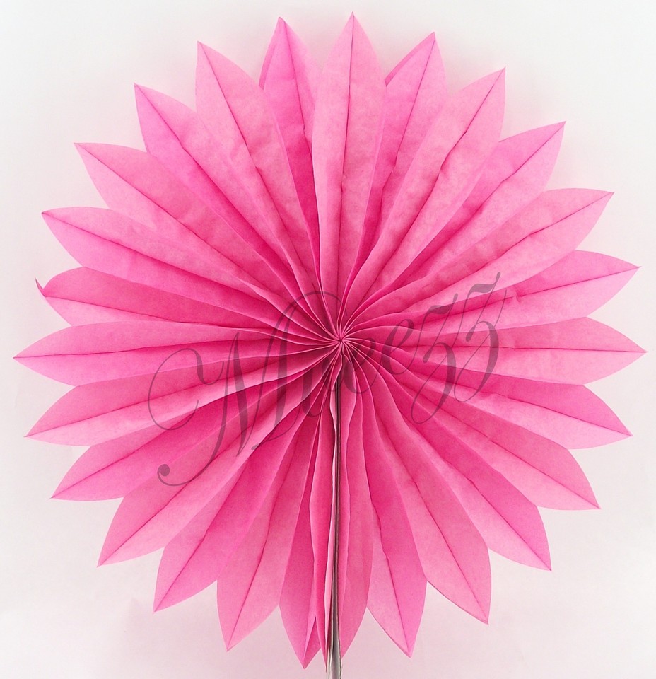 HANGING PAPER TISSUE FAN DECORATIONS BIRTHDAY PARTY WEDDING KIDS ...