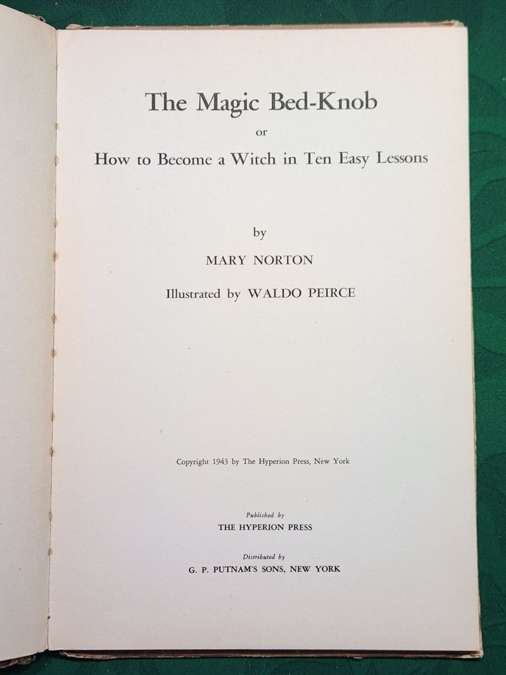 THE MAGIC BED-KNOB by Mary Norton 1943 hc FIRST EDITION ~ Collectible Scarce | eBay