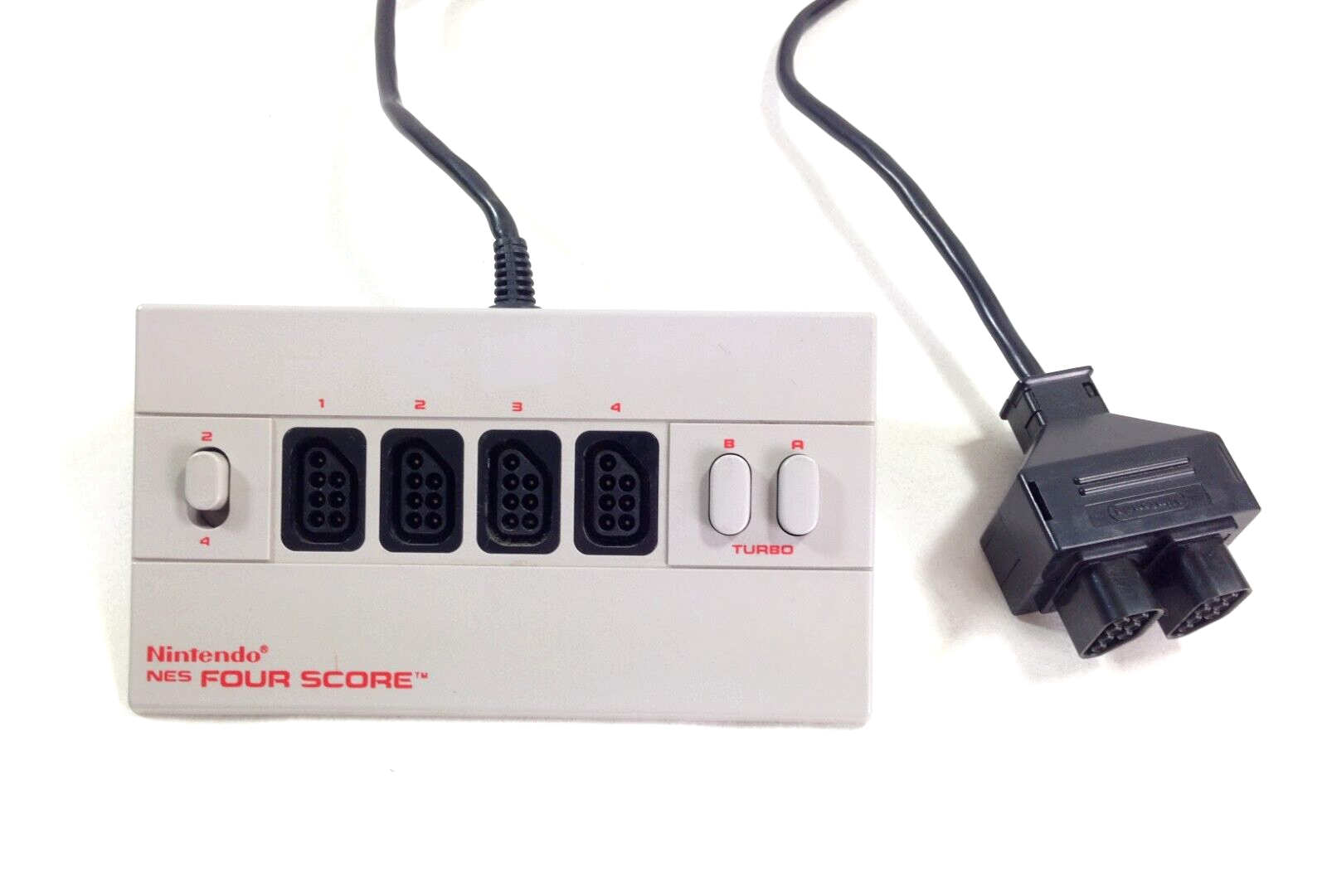 Nintendo ORIGINAL Four Score - MultiTap / 4 Spieler Controller Adapter für NES | eBay.de