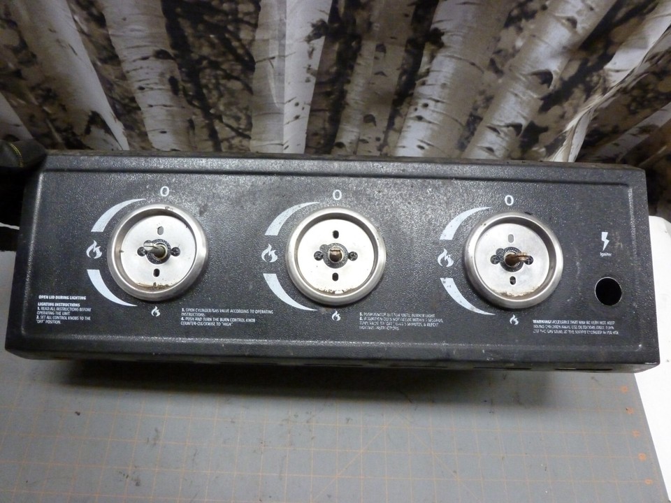 Used Replacement Propane Side Gas Valves W/ Panel for Pit Boss PB1285KC ...