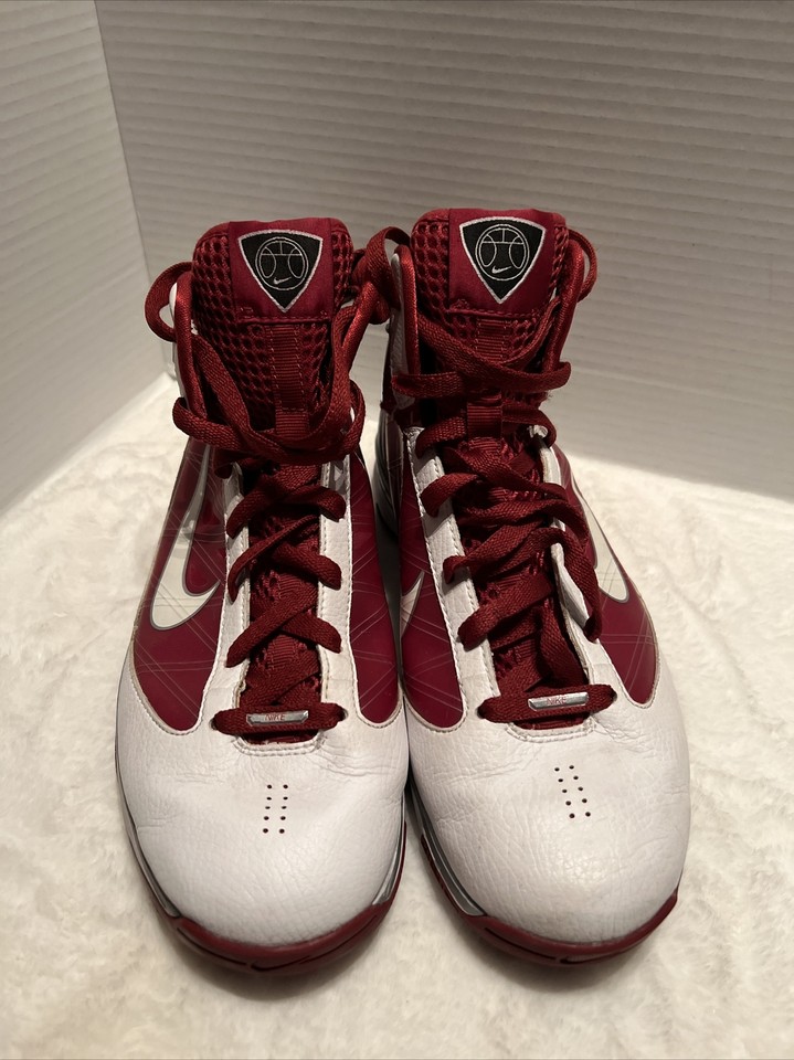 Nike Zoom Hyperize Red White Basketball Shoes Womens 8 Dream Flywire ...