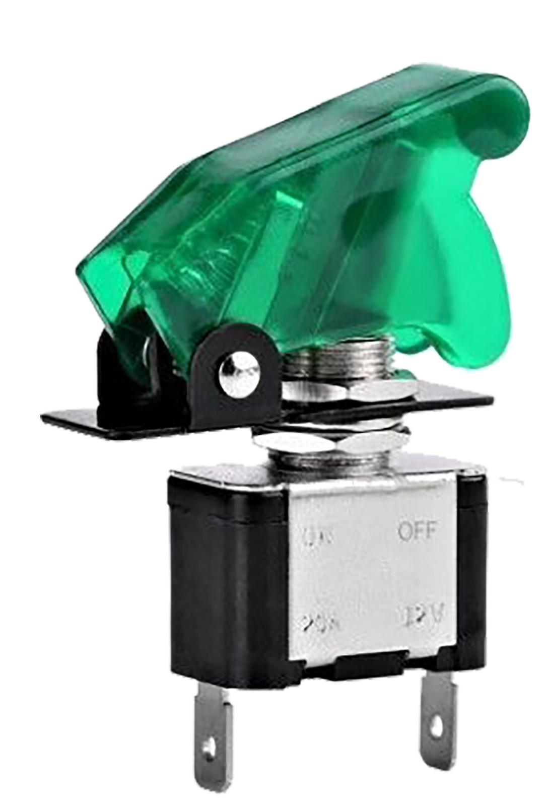 LED Light Toggle Switch Cover ON/OFF Fits Car Truck Lights with Green ...