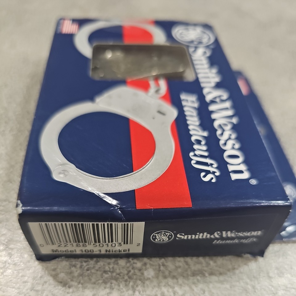 Smith & Wesson Hand and Leg Cuffs, Chain and High Security Black Box ...