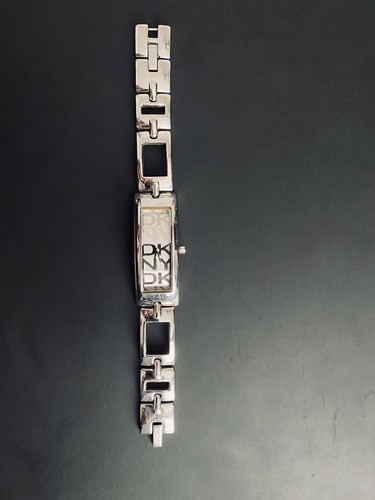 DKNY ladies silver rectangle watch | eBay UK