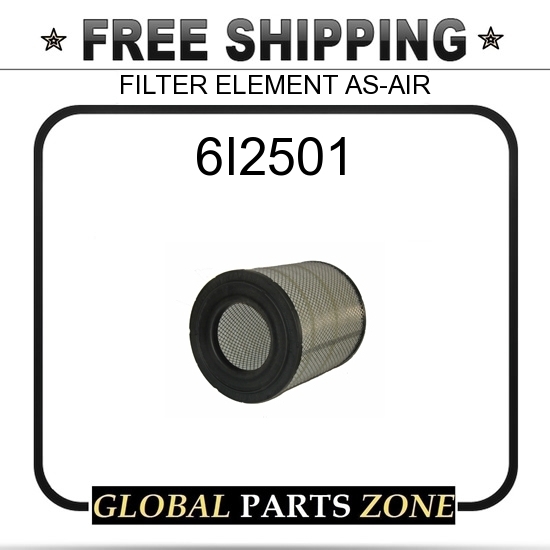 CATERPILLAR 6I2501 - Air filter cross reference