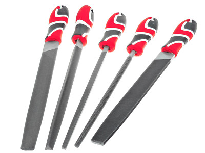 Werkstatt Metallfeile Set Hieb 2 Flach Dreikant Vierkant Halb Rund ...