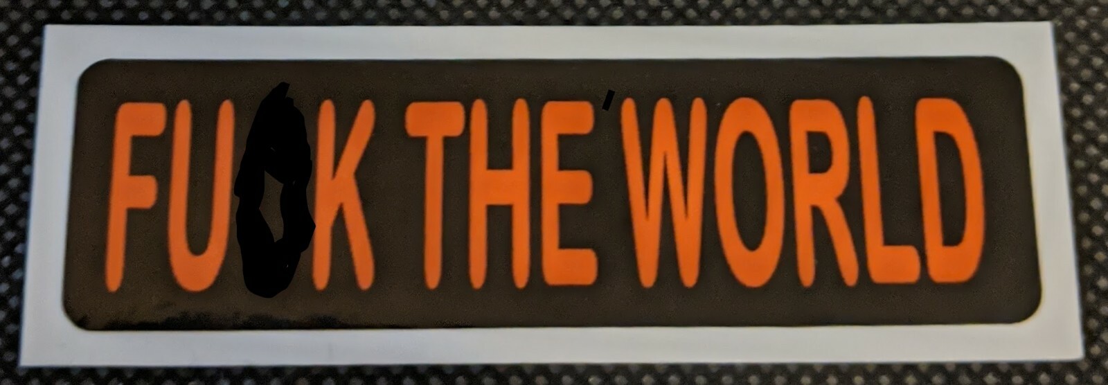 F THE WORLD FTW Veteran Motorcycle Helmet Sticker Decal | eBay