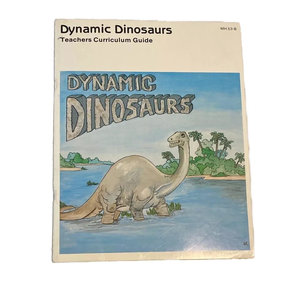 Dynamic Dinosaurs Vinyl Melody House Record & Teachers Curriculum Guide ...