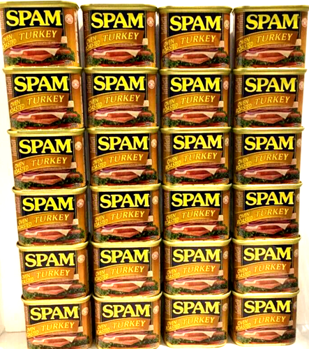Spam Oven Roasted Turkey Luncheon Meat 12 oz ( Pack of 24 )~3/2027 | eBay