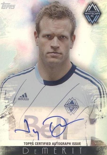 2013 Topps MLS - Maestro Autographs Jay Demerit #MA-JD (AU, RC) for ...