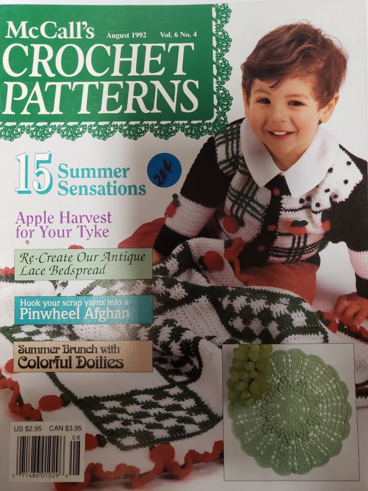 McCall's Crochet Patterns Magazine August 1992 | eBay