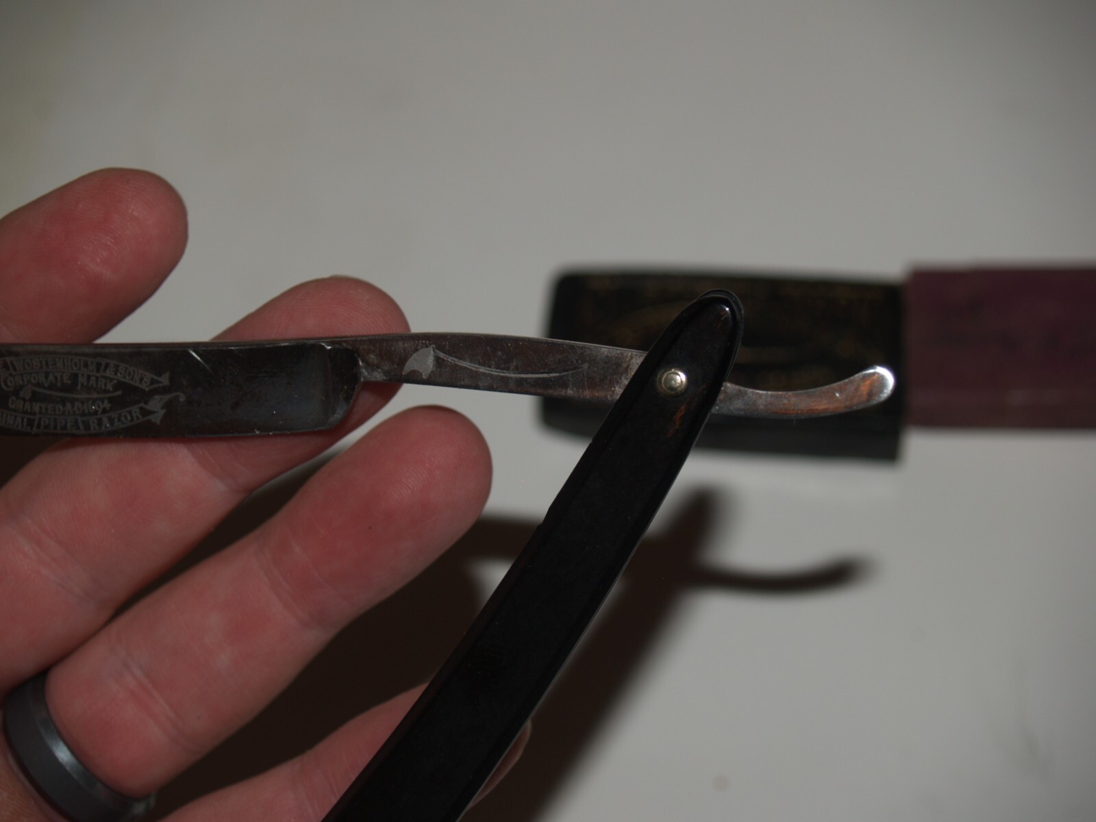 George Wostenholm & Son Straight Razor Original & True Razor Sheffield ...