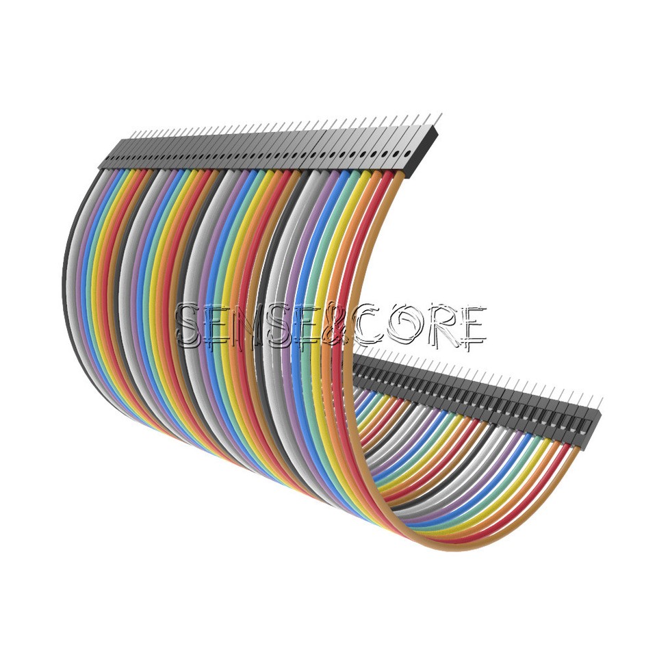 40PCS Male To Male Dupont Wire Cable Jumpers 10CM 2.54MM 1P-1P For ...