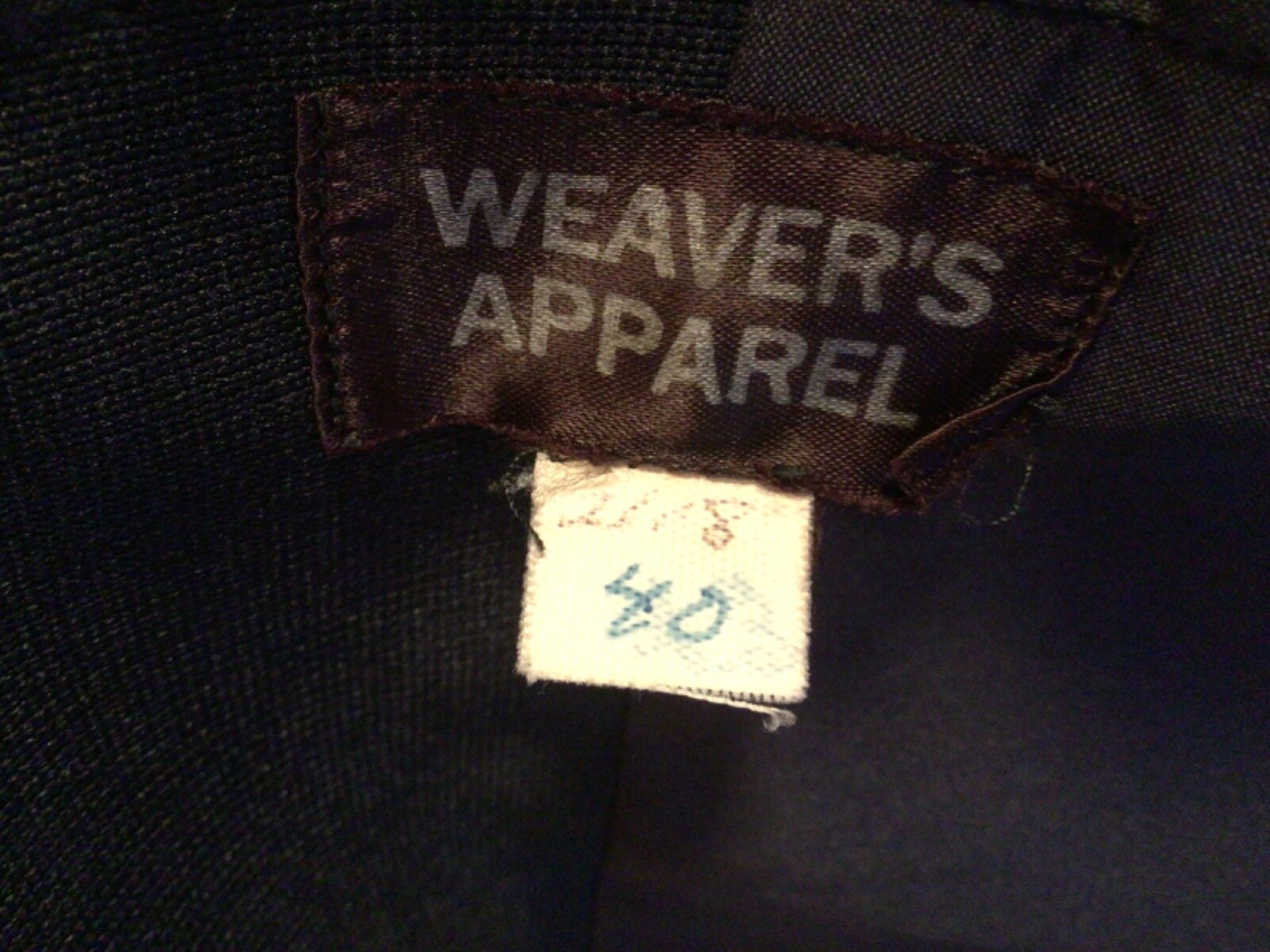 Weaver's Apparel Men's Black Suit Coat C41 & Vest C44 EUC Plain ...