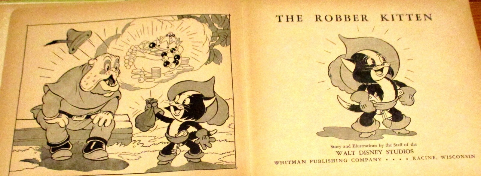 1935 Walt Disney's The Robber Kitten 40 Pages RARE!!!! | eBay