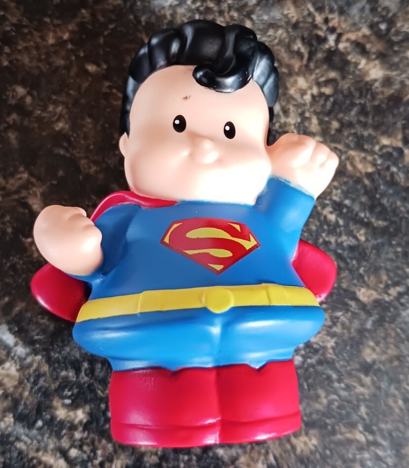 Wonderwoman and Superman Little People Fisher-Price DC Superhero ...