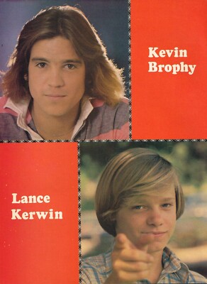 Lance Kerwin - Kevin Brophy - Derek Longmuir 11" x 8" Teen Mag Pinup ...