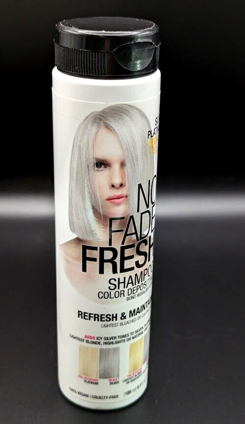 No Fade Fresh Color Vegan Shampoo Icy Silver Plantinum 6.4 fl oz ...
