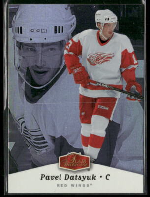 2006-07 Flair Showcase #41 Pavel Datsyuk Detroit Red Wings Hockey Card ...