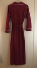 Royalcama By BRW For JCP Burgundy Velux Ladies Bath Robe Large Vintage ...