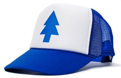 Dipper Gravity Falls Cartoon New Curved 'BLUE PINE TREE' Hat Cap ...
