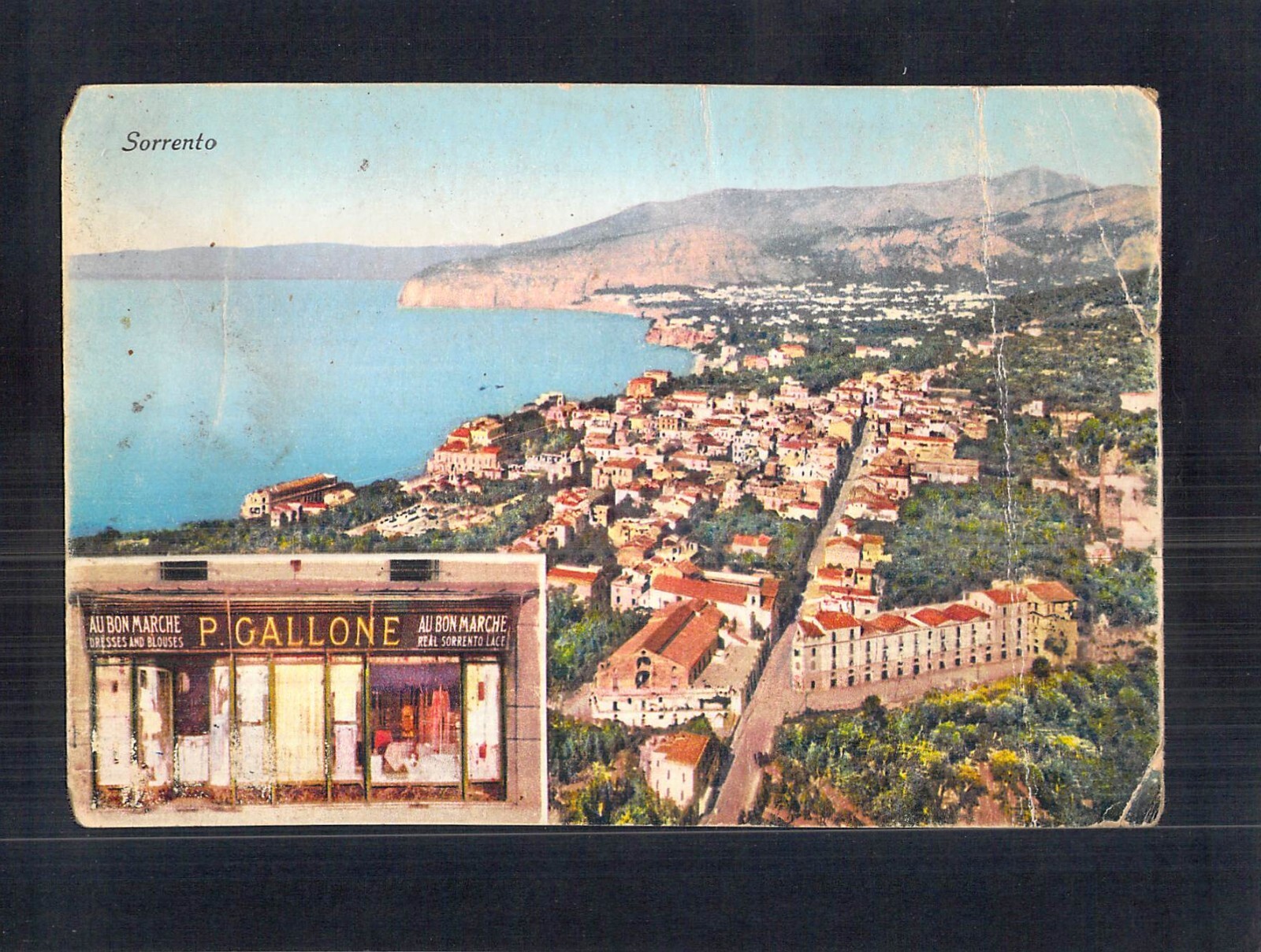 C9658 Italy Sorrento Gallone Lace Lingerie advertising vintage postcard ...
