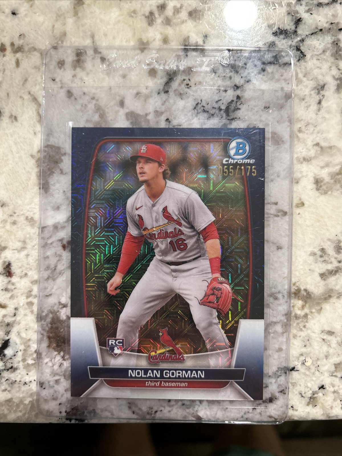 2023 Bowman Mega Nolan Gorman Blue Chrome Mojo Refractor Rookie /175 | eBay
