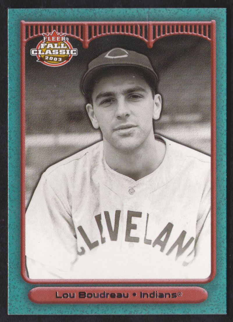 2003+Fleer+Fall+Classic+-+%2319+Lou+Boudreau for sale online | eBay