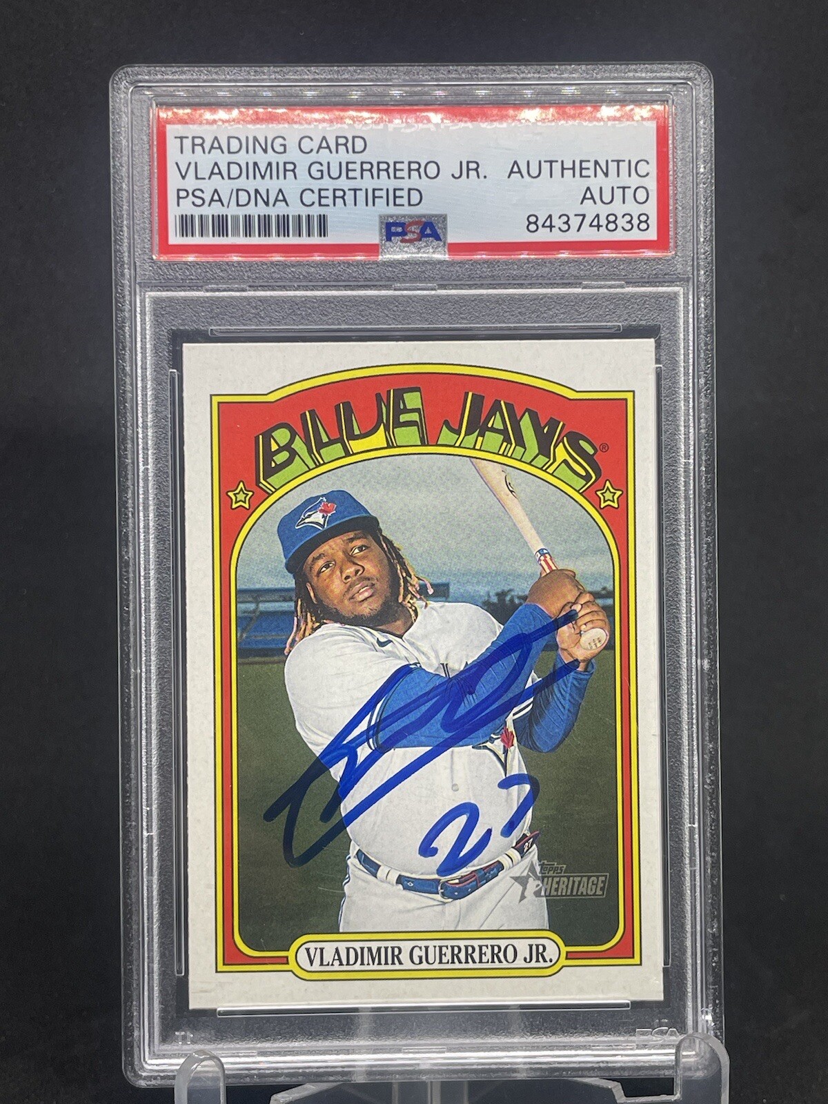2021 Topps Heritage - Real One Autographs #ROA-VG Vladimir Guerrero Jr ...