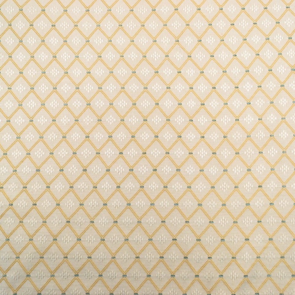 Vintage Brocaded Dobby Weave Lattice Motif Rayon Faille Upholstery ...