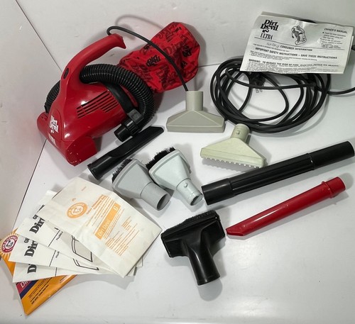 Dirt Devil Ultra Hand Handheld Corded Vacuum Model 08230T 4 amp Red USA ...