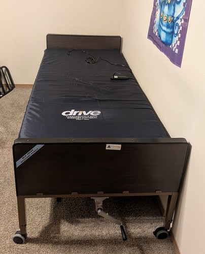 Drive Semi-Electric Hospital Bed With Mattress. | eBay
