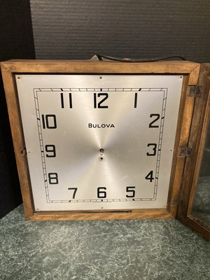 Vintage Bulova Clock Parts Or Repair | eBay