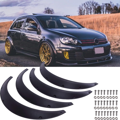 4X For VW Golf Jetta MK5 MK6 MK7 Fender Flares Wheel Arches Wide Body ...