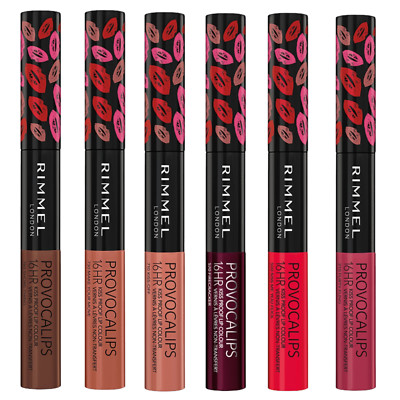 RIMMEL Provocalips 16Hr Kiss Proof Long Lasting Double Ended Lip Colour ...