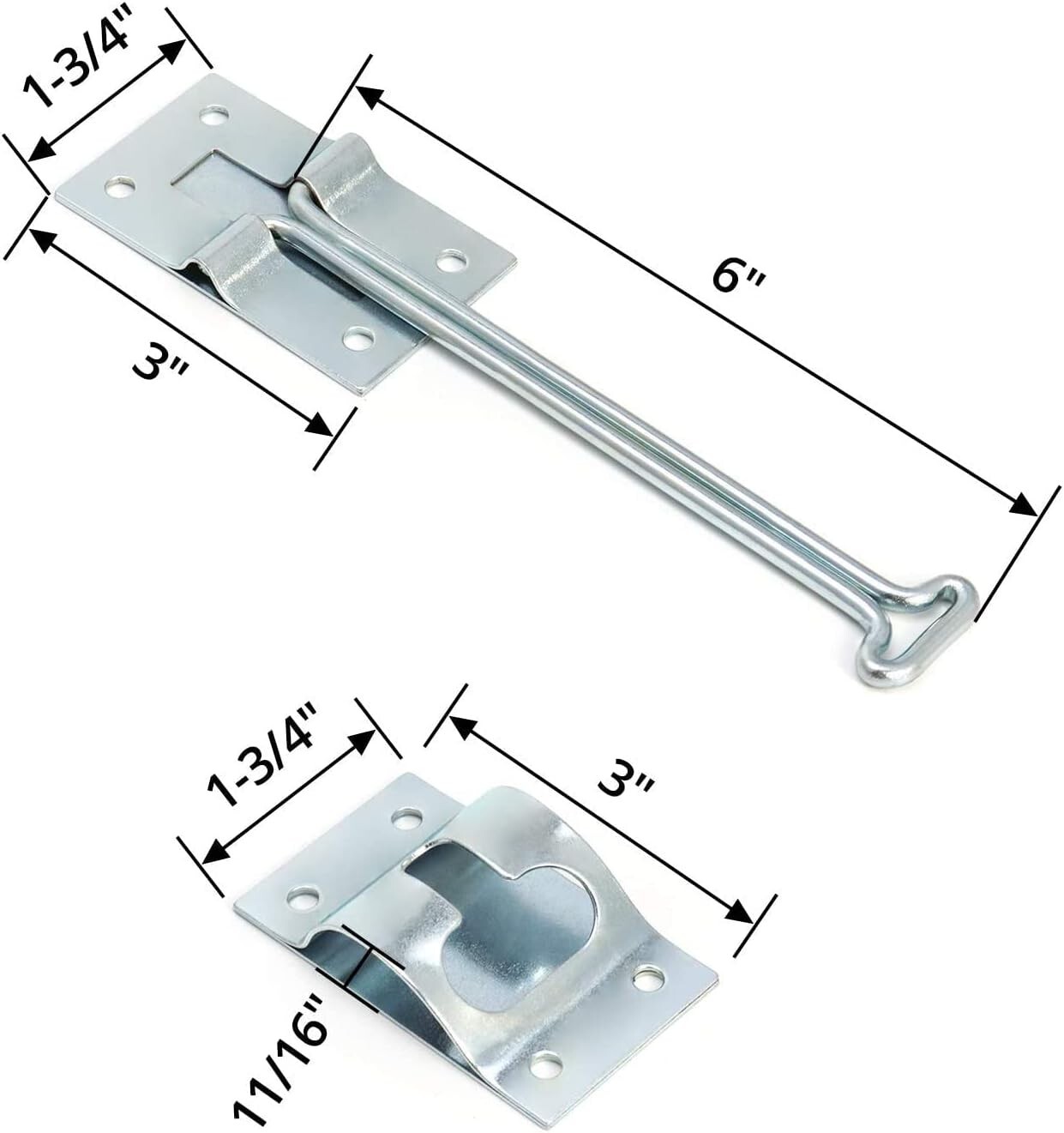 2 Pack 6 Inch RV T-Style Door Holder Catch for Camper Trailer Cargo ...