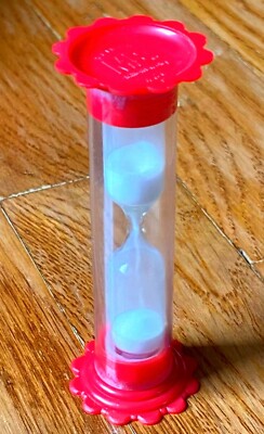 Vintage Taboo Game Milton Bradley Replacement Piece Sand Timer Red | eBay