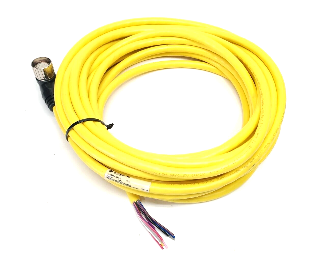 Allen Bradley 889M-R12AH-10 Ser. C Cable M23 Right Angle Female 12-Pin ...