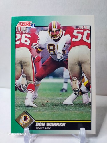 1991 Score Football #276 Don Warren Washington Redskins | eBay