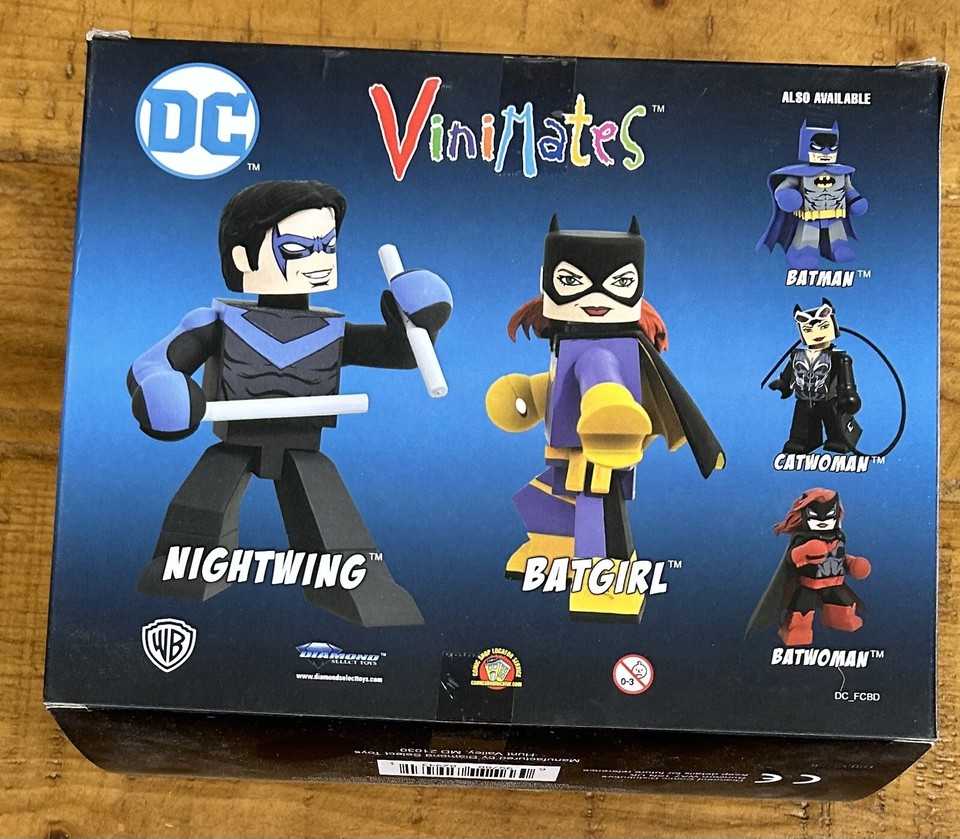 Vinimates Nightwing & Batgirl Diamond Select Toys DC Vinyl Figures New ...