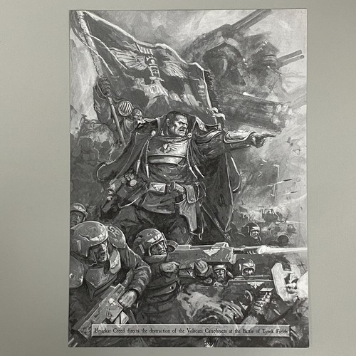 URSARKAR CREED MILITARUM IMPERIAL GUARD ART PICTURE POSTER WARHAMMER ...