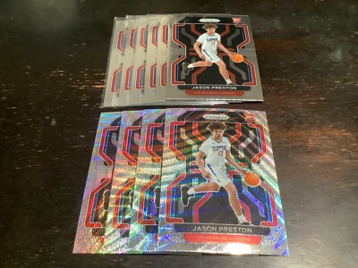 Jason Preston rc 10 card 2021-22 lot 🔥All prizm,silver wave x4 | eBay