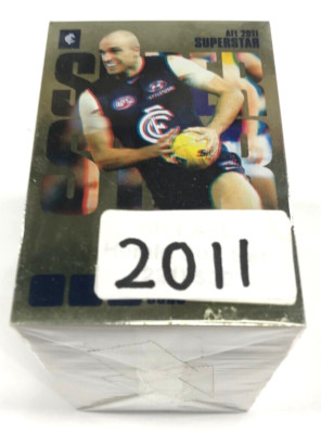 2011 Herald Sun AFL Trading Card OPENED PACK Base Card Full Set (221 ...