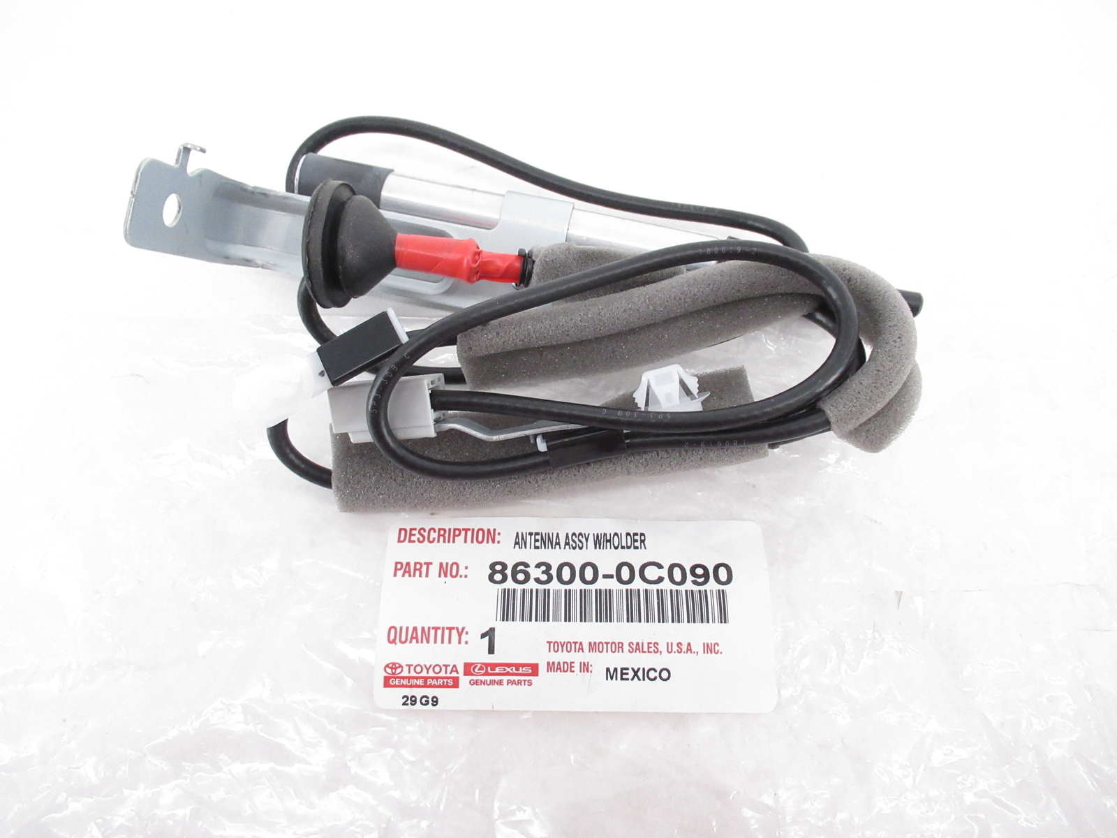 Genuine OEM Toyota 86300-0C090 Antenna Assy w/ Holder & Pigtail 2014 ...