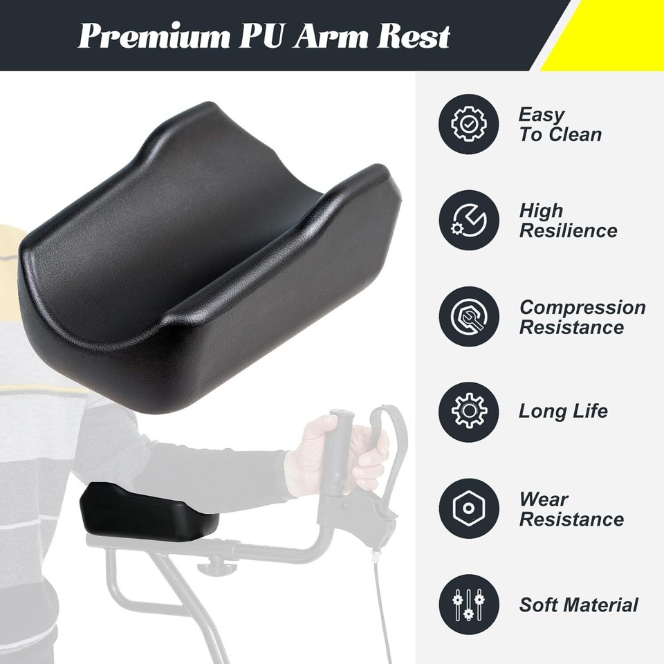 Rollator Armrest Pad Upright Walker Forearm Pads Padded armrest for ...
