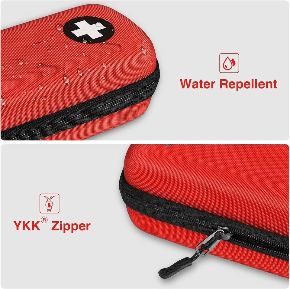 Epipen Hard Shell Medical Carrying Case Travel Pouch Medication ...